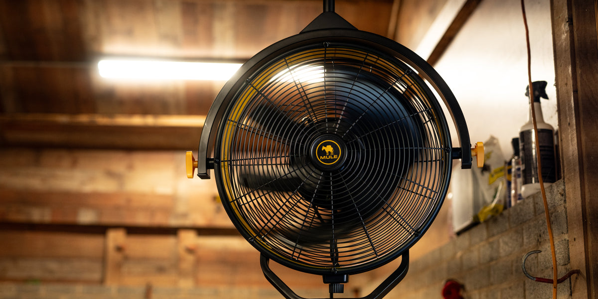 Ceiling-Mounted Garage Fans — MULE