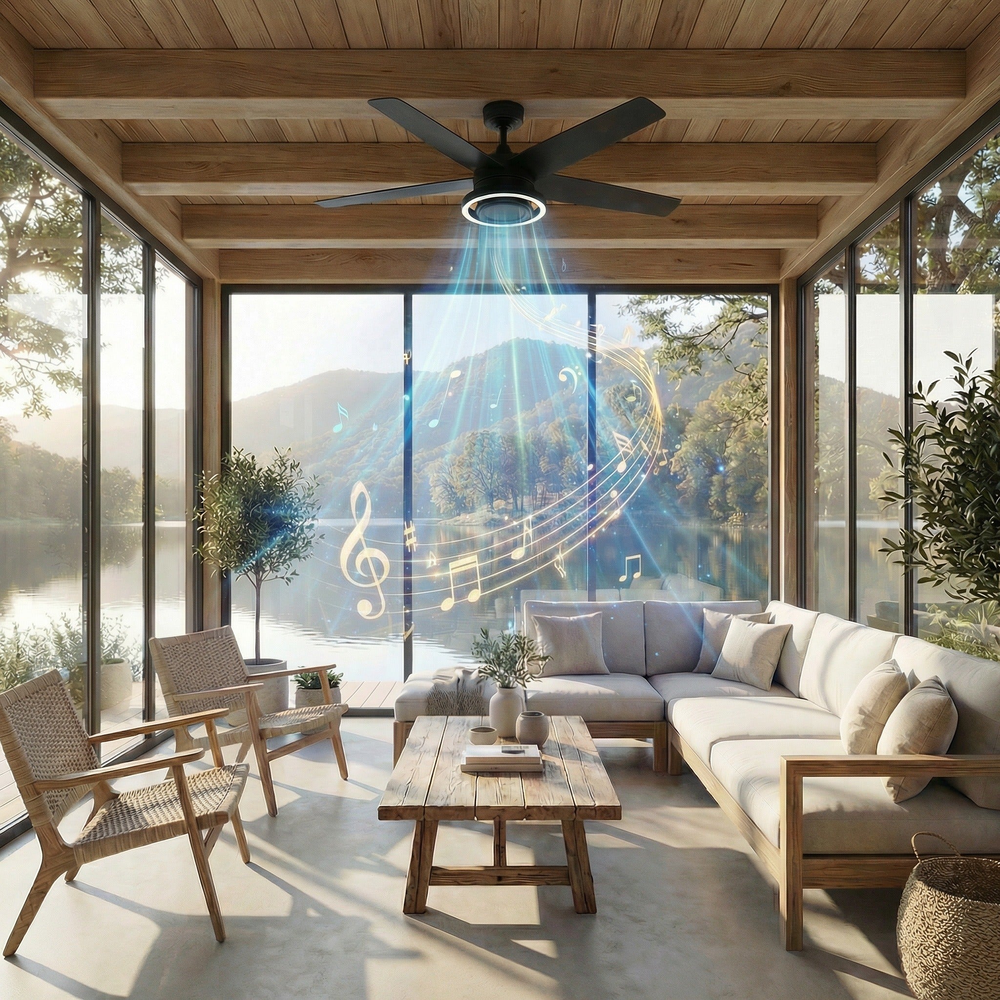 Wet-Rated Outdoor Fans for Patios, Decks & Garages | MULE